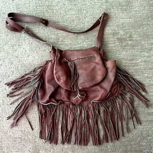 Cut & Paste | Bags | Cut N Paste Leather Fringe Multipocket Bag | Poshmark